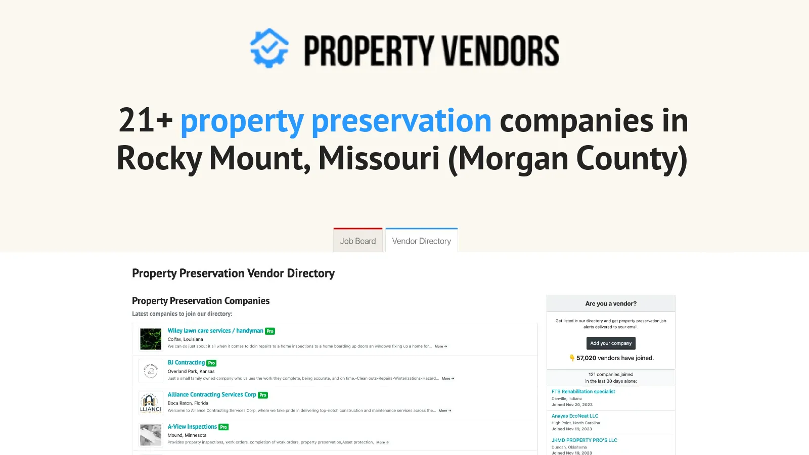 Property Preservation Services in Rocky Mount, Missouri (Morgan County ...