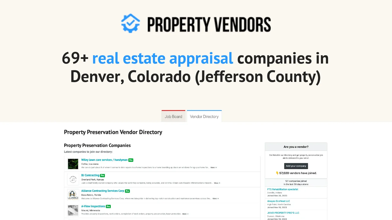 Property Appraisal Services in Denver, Colorado (Jefferson County) | Page 2